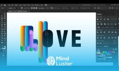 Learn Text Style With Blend Tool In Adobe Illustrator In Hindi Adobe