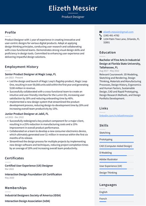 Snapchat Product Designer Resume Examples ResumeCat
