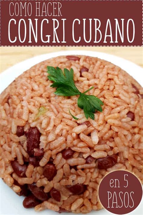 Arroz Congri Receta de Cuba Como hacer un Congrí cubano