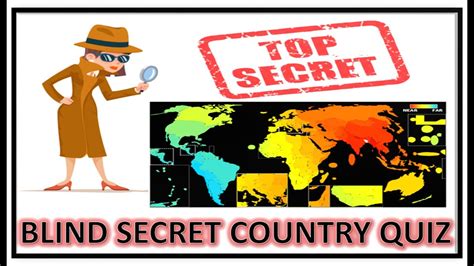 Blind Secret Country Map Quiz YouTube