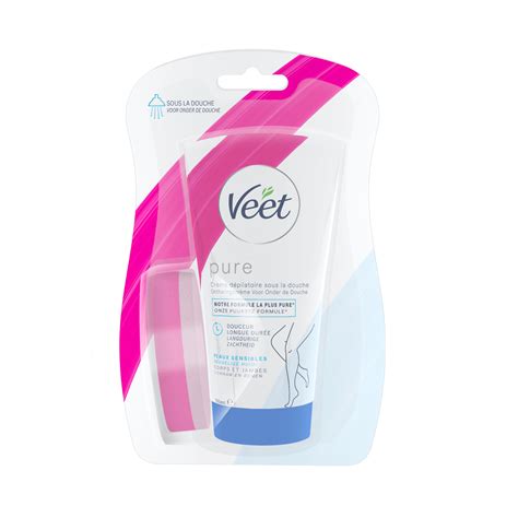 Crème dépilatoire sous la douche peaux sensibles Jambes et Corps