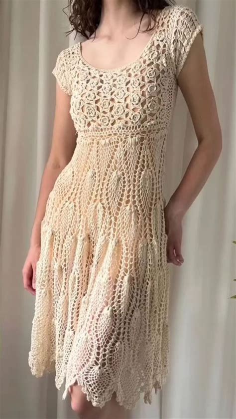 Pin By Silvana Estrela On Flor De Crochet Crochet Dress Crochet Prom