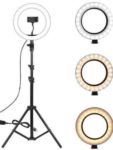 Ring Light Iluminador Anel Luz Cm Polegadas Trip M Ring Light