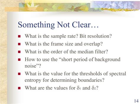 ppt robust entropy based endpoint detection for speech recognition in noisy environments