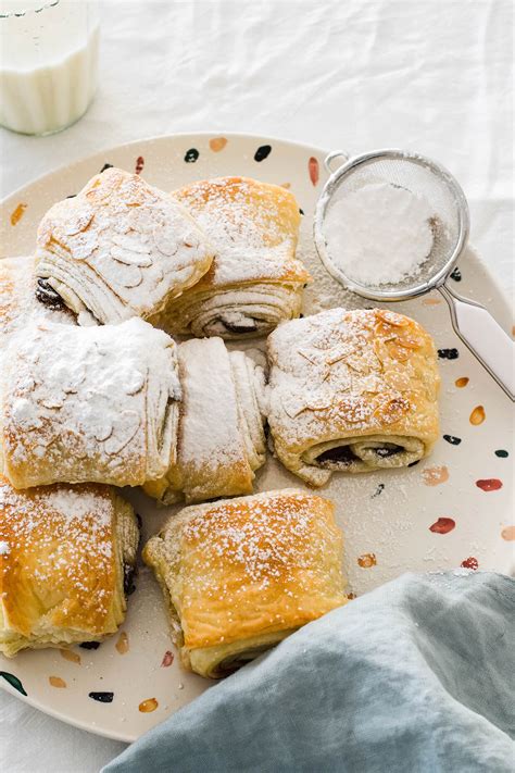 Quick Easy Pain Au Chocolat Chocolate Croissants Sugar Salted