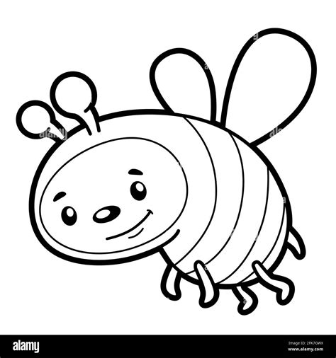 Libro para colorear o página para niños Ilustración en blanco y negro