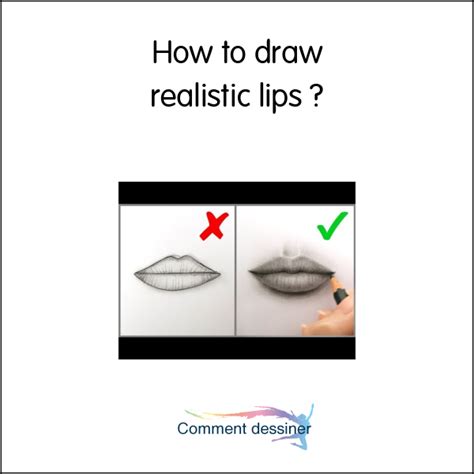 How To Draw Realistic Lips How To Draw