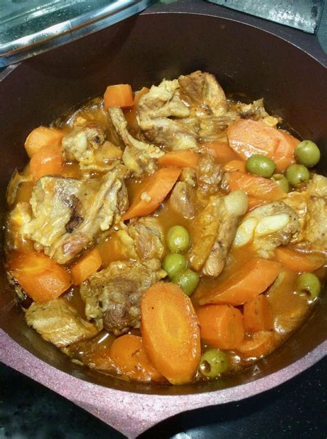Saut De Veau Aux Carottes Et Aux Olives Pour Personnes