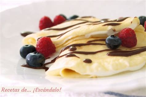 Cómo hacer masa de crepes la receta definitiva Recetas de Escándalo