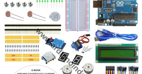 arduino uno r3 starter kit learning versi 6 paket belajar arduino for beginner arduino