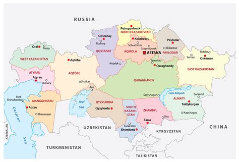 Kazakhstan Maps Facts World Atlas