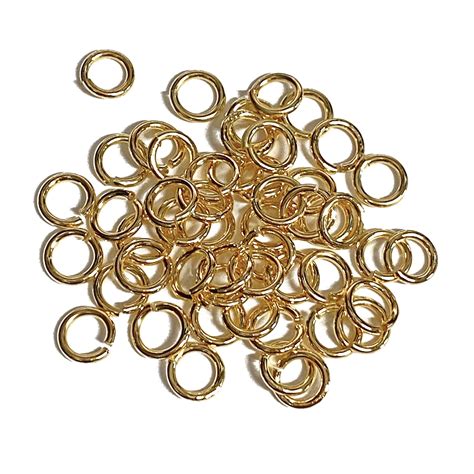 Gold Plated Jump Rings Jump Rings Jumps Rings Gold Plated Antique