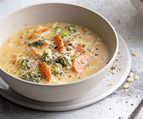 Sopa de brócolos e queijo Cookidoo la plataforma de recetas