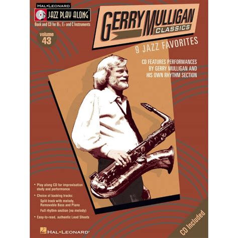 Jazz Play Along Vol 43 Gerry Mulligan Classics