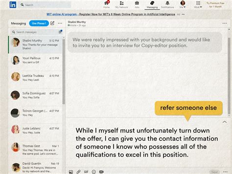 How To Respond To A Recruiter On Linkedin Example Templates