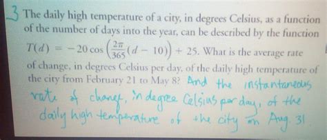 Solved 13 The Daily High Temperature Of A City In Degrees Chegg