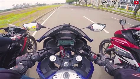 Yamaha R15 V3 Vs Suzuki GSX R150 Drag Race YouTube