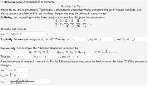 solved sequences a sequence is of the form a 1 a 2 a 3