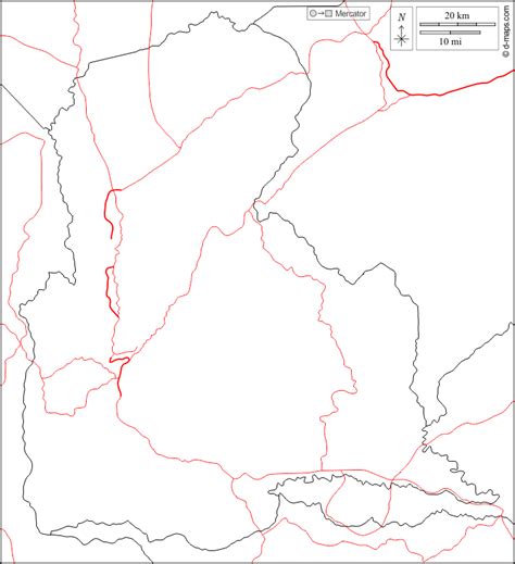 Táchira Mapa gratuito mapa mudo gratuito mapa en blanco gratuito