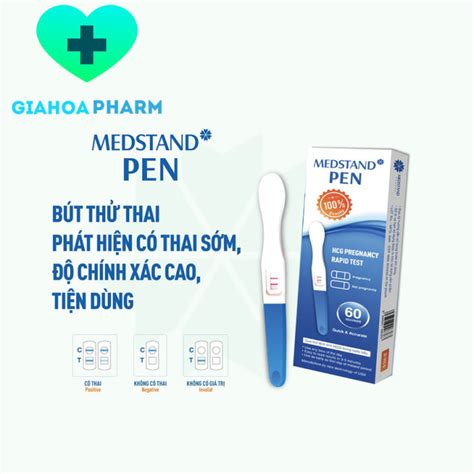 Bút thử thai Medstand Pen dụng cụ test phát hiện thai sớm từ 6 9 ngày