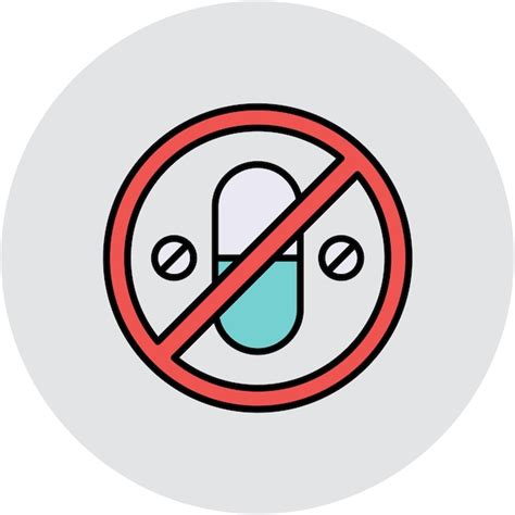 Premium Vector No Drugs Vector Illustration Style