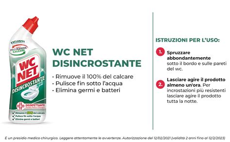 Wc Net Disincrostante Disinfettante Gel Per Sanitari E Superfici