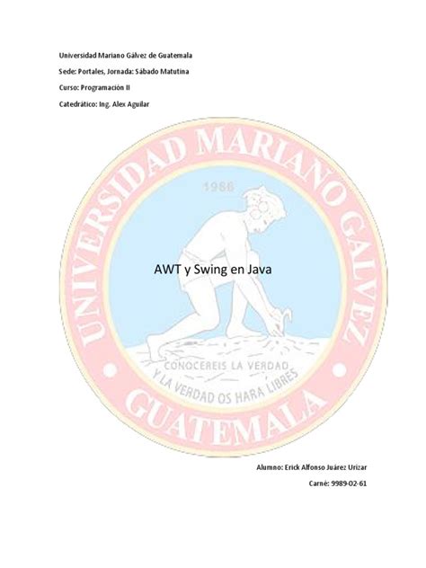 awt y swing pdf java lenguaje de programación ventana informática