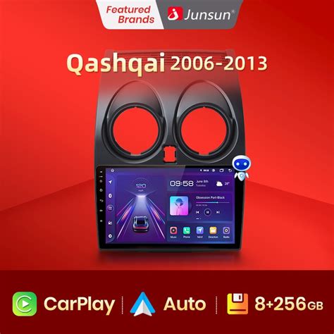 V1 Pro AI Voice Car Radio Android Auto Multimedia For Nissan Qashqai