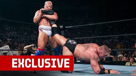 Kurt Angle Tells Insane Story On Brock Lesnar Quitting Wwe Exclusive