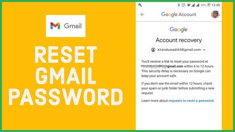 Gmail Account Recovery 2021 How To Reset Forgotten Gmail Password