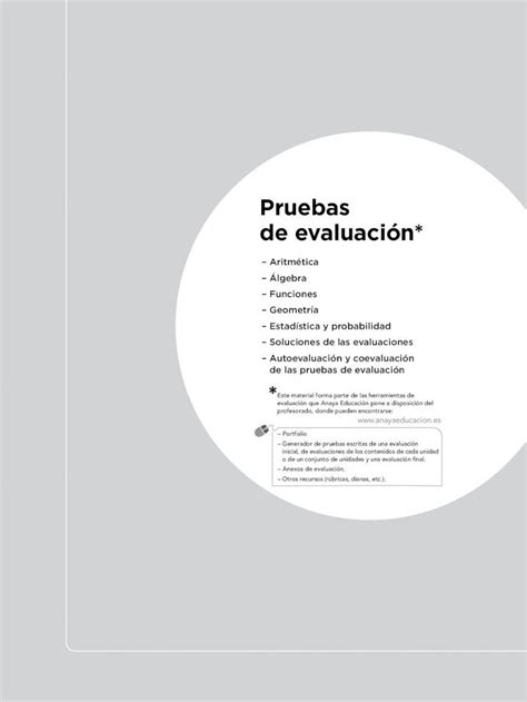 PDF Pruebas de evaluación inicial de evaluaciones de los