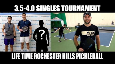 3 5 4 0 Singles Pickleball Tournament Life Time Rochester Hills Fall
