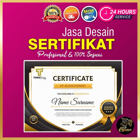 Jual Buku Jasa Desain Sertifikat Piagam Penghargaan Lomba Porn Sex