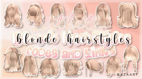NEW Blonde Hair Codes And Links Roblox Bloxburg Berry Avenue