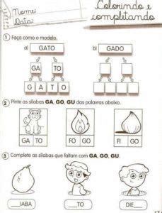 Atividades Ga Go Gu Para Imprimir Online Cursos Gratuitos