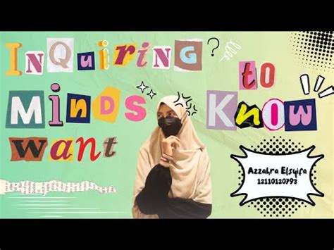 Inquiring Minds Want To Know Strategi Pembelajaran Aktif Youtube