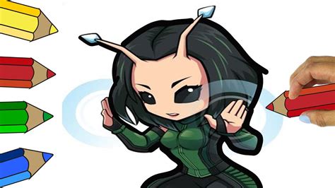 How To Draw Mantis Guardians Of The Galaxy Como Dibujar A Mantis De
