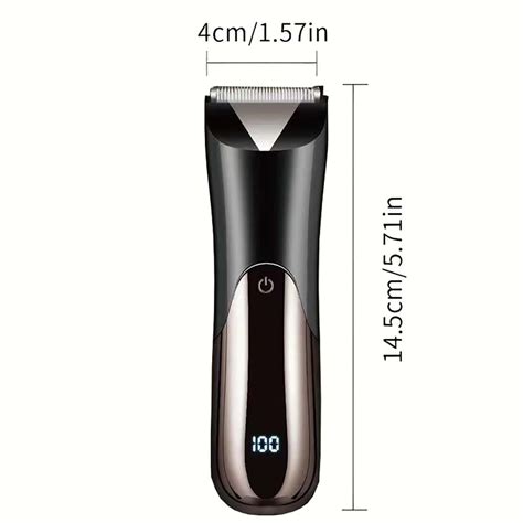 Aparador de pêlos corporais masculino cortador de cabelo elétrico