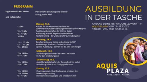 Jobcenter StädteRegion Aachen Woche der Ausbildung