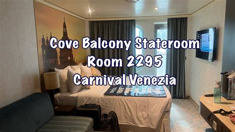 Cove Balcony Stateroom Tour Carnival Venezia YouTube