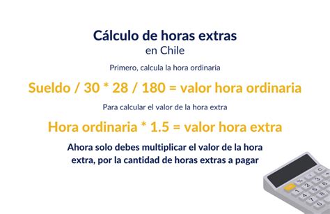Monto cálculo pago horas extras guía completa