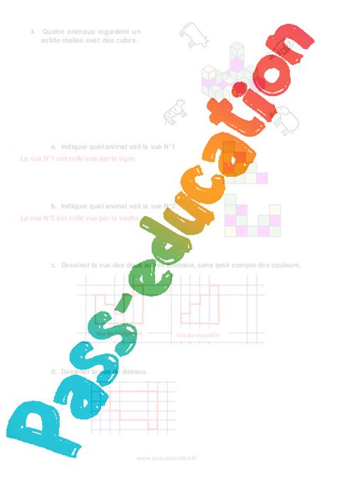 Se repérer dans l espace 6ème Révisions Exercices avec correction