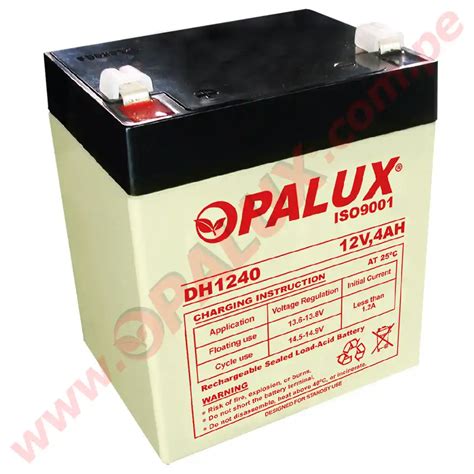 Batería 12V 4AH Opalux Nueva 100 original tipo seca de ácido de