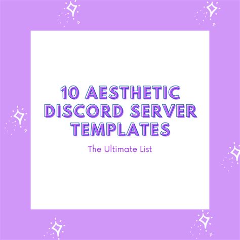 Aesthetic Discord Templates