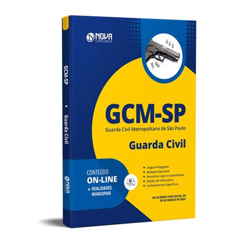 Apostila gcm sp 2022 Guarda Civil Metropolitano 3ª Classe em Promoção