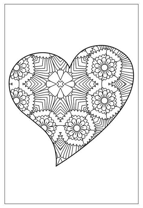 Desenhos de Coração para Colorir e Pintar Tudo Para Colorir