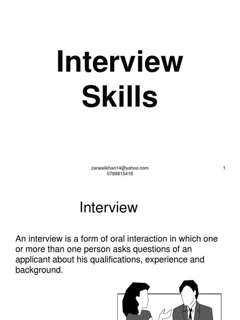interview skills pdf interview expert