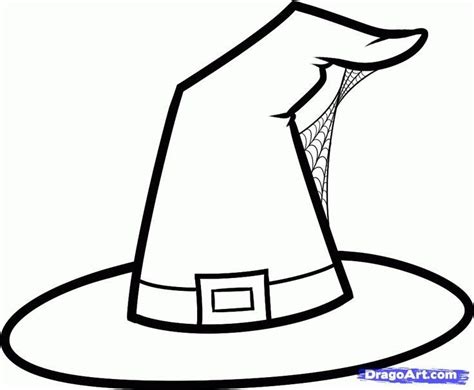 Dibujo Sombrero De Bruja Para Colorear Itsessiii