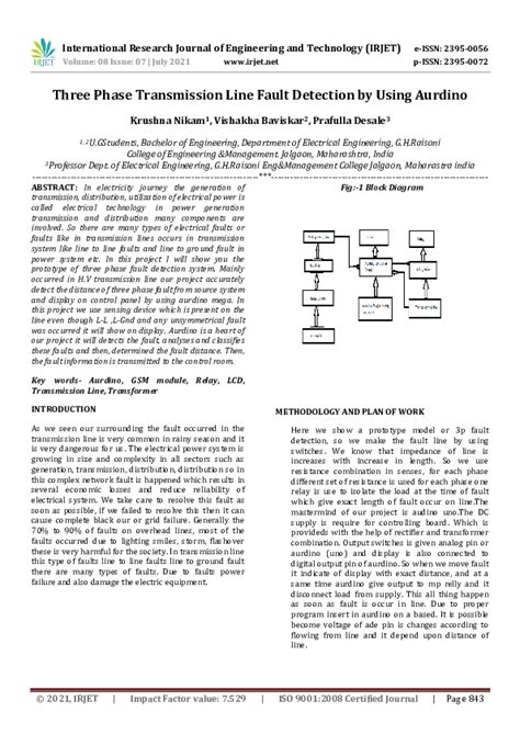 three phase fault analysistransmission linematlab sim