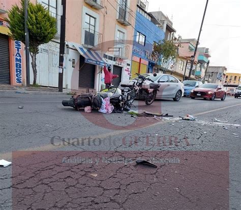 Menor De Edad Resulta Herido Tras Accidente De Motocicleta En Totolac